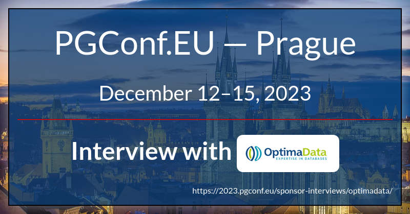 Interview with OptimaData — PostgreSQL Conference Europe 2023